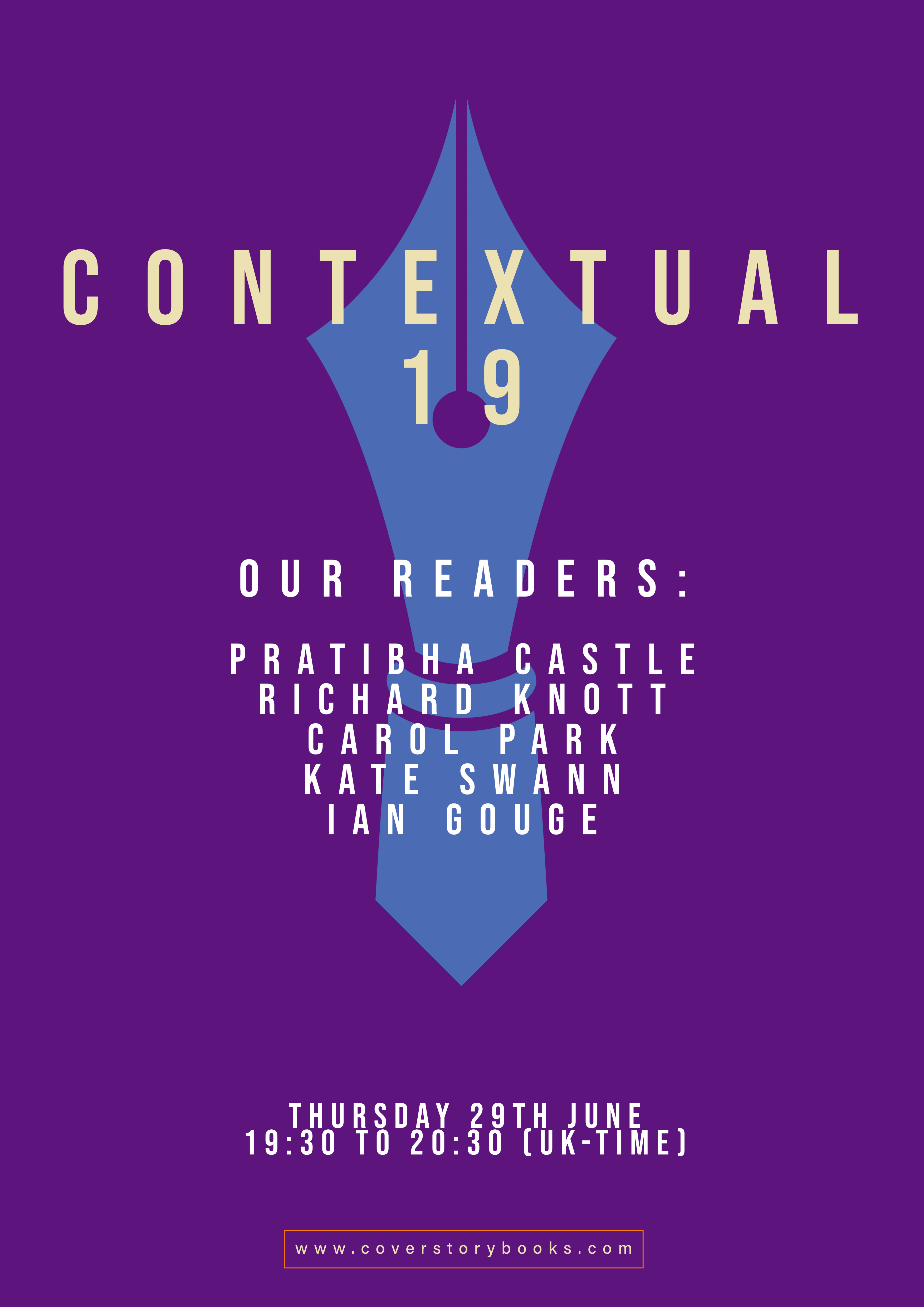 Contextual: 19 – just one week away! – Coverstory Books – Ian Gouge ...